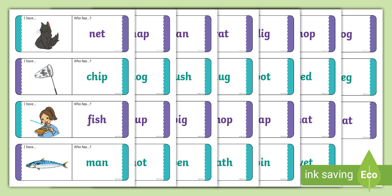 CVC Loop Cards (teacher made) - Twinkl