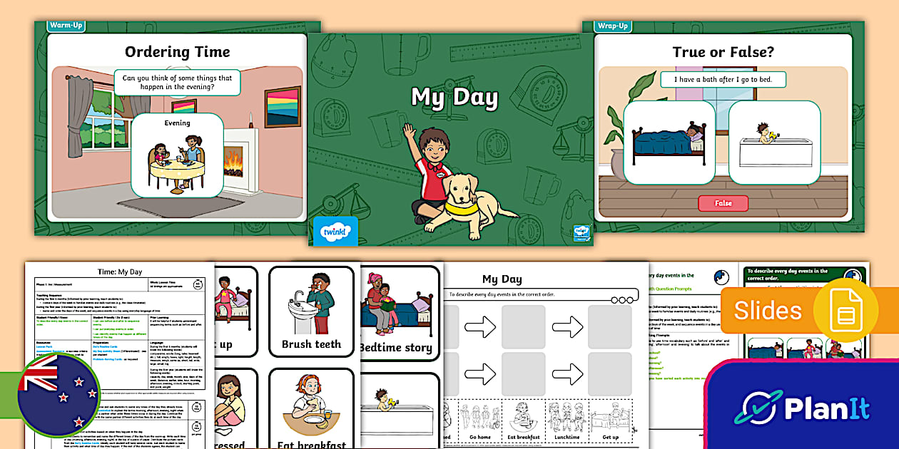 Phase 1 Measuring: Time (Sequence Events Within a Day) Lesson 1