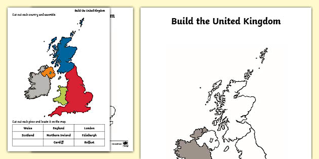Countries of the UK Activity | CfE Social Studies | Twinkl