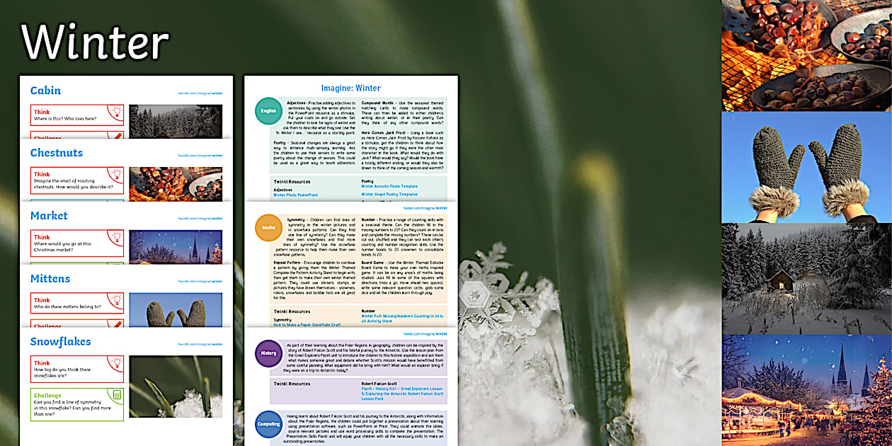 Imagine Winter KS1 Resource Pack (teacher made) - Twinkl