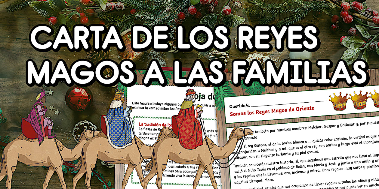 Ficha de actividad: Carta de los Reyes Magos a las familias