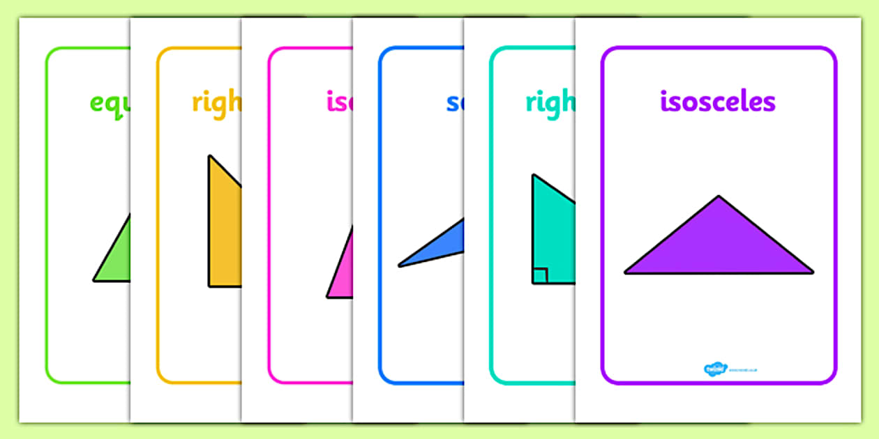 Triangle template printable pack for EYLF settings│Twinkl