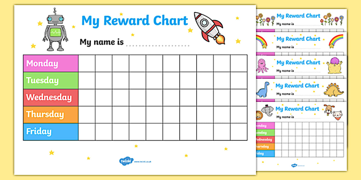 👉 My Merit Reward Chart Pack - Classroom Rewards system