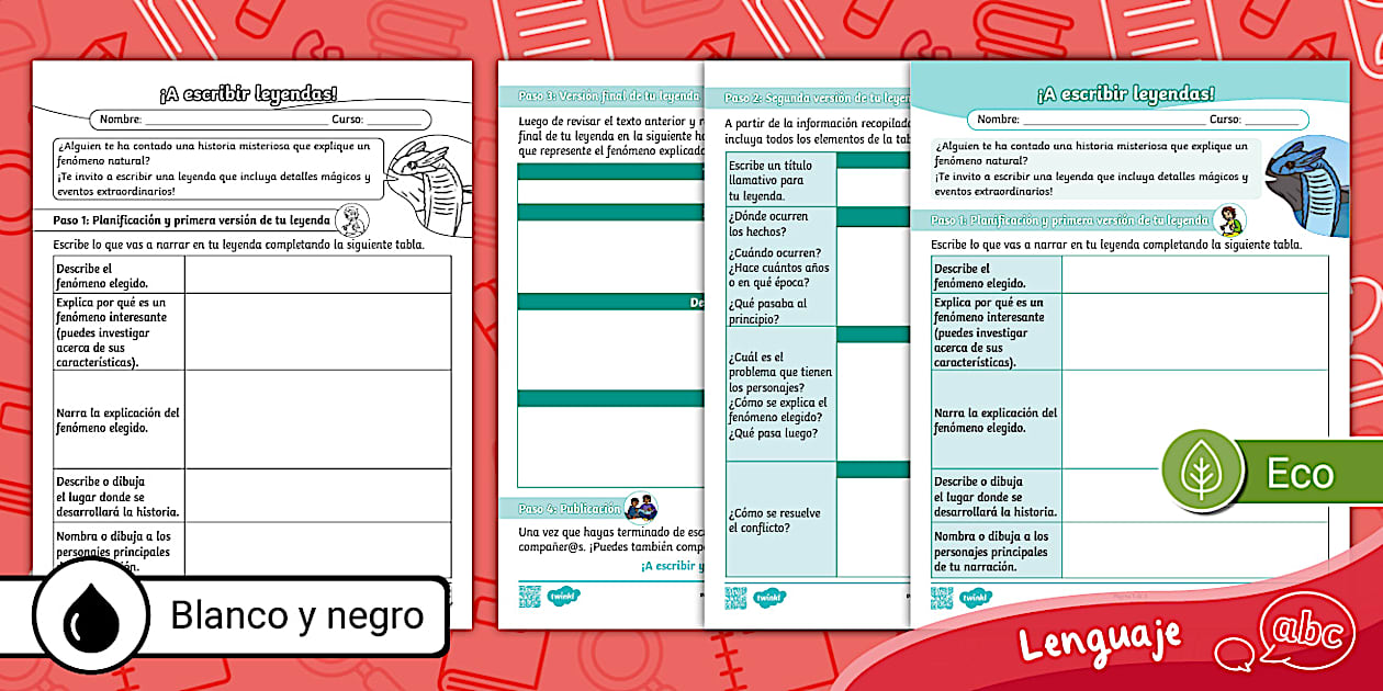 Guía Proceso Escritura Leyenda (Hecho por educadores)