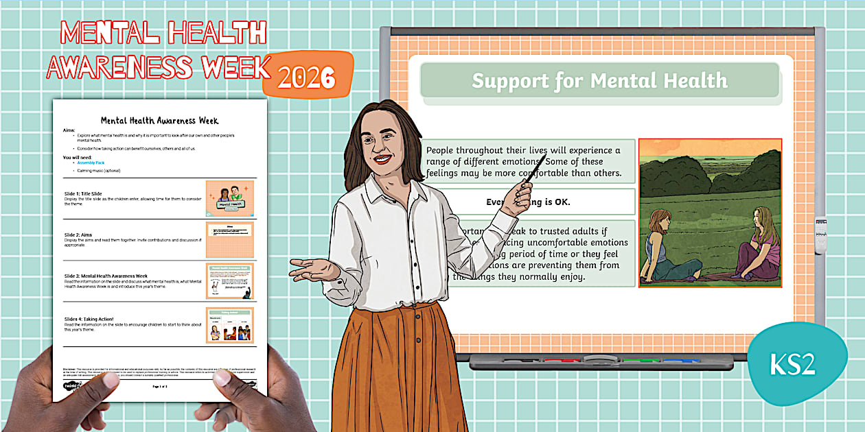 2026 Mental Health Awareness Week KS2 Assembly Pack