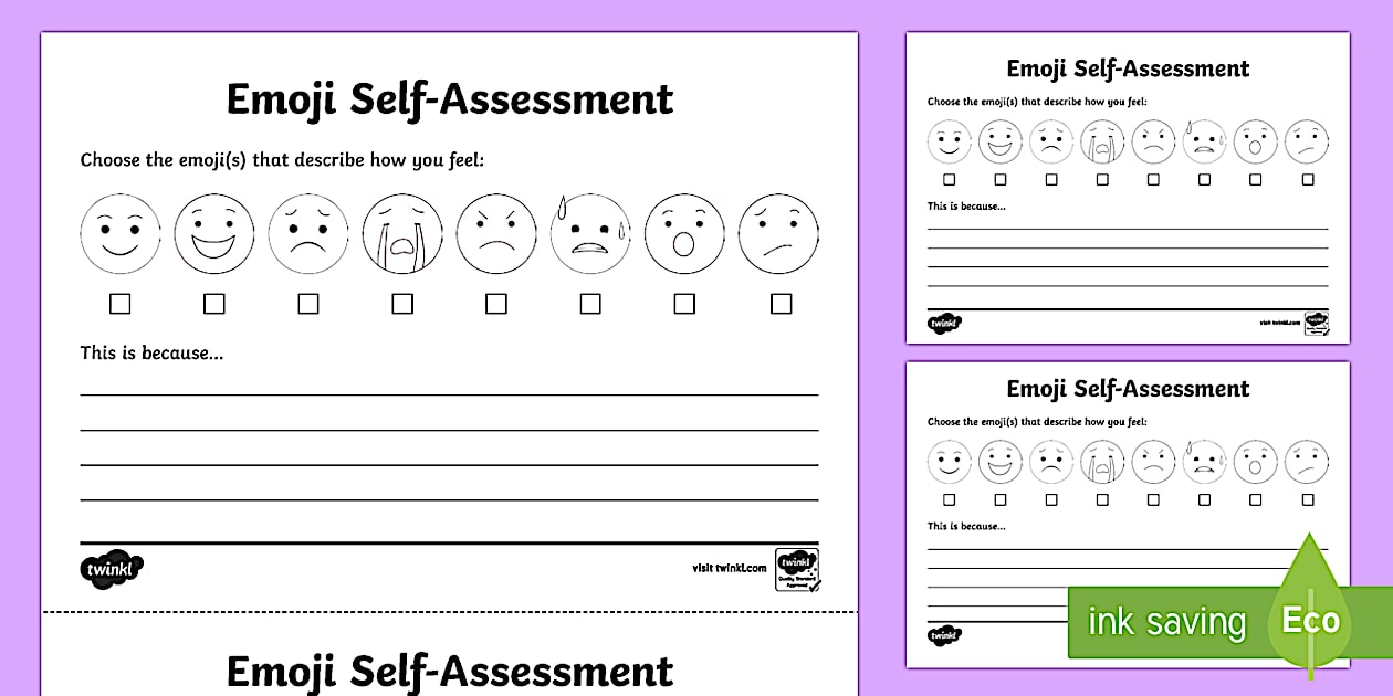 😊 Emoji Feelings Assessment - Key Stage 1 - Primary Resource