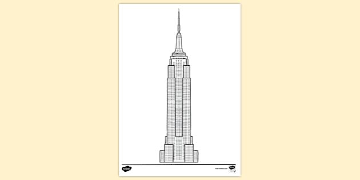 Building Colouring Sheet | Colouring Sheets (teacher made)
