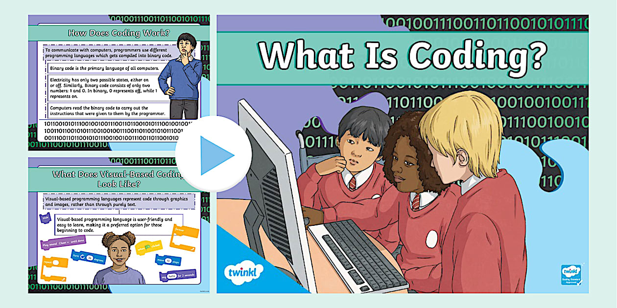 What is Coding? PowerPoint (teacher made) - Twinkl