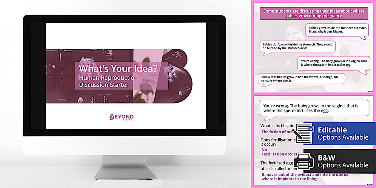 Human Reproduction What's Your Idea? (teacher made) - Twinkl