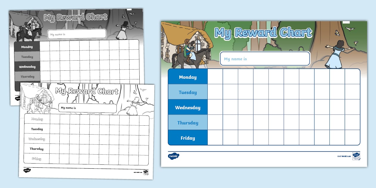 * NEW * Snow White Reward Chart - Twinkl Rewards - Twinkl