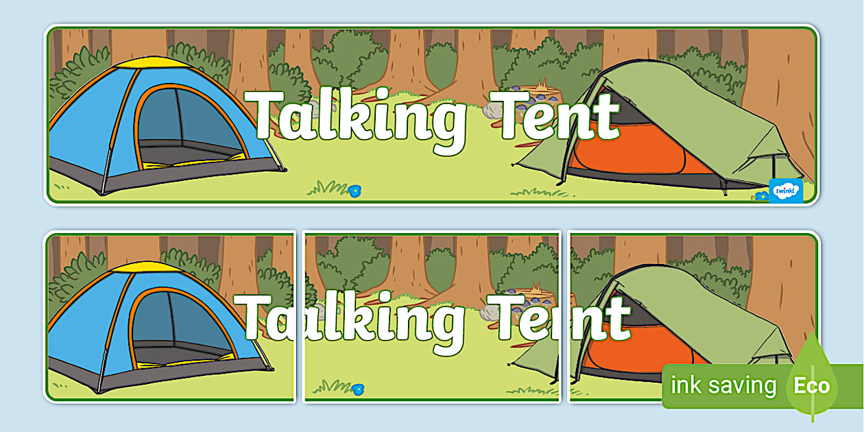 👉 Talking Tent Display Banner (teacher made) - Twinkl