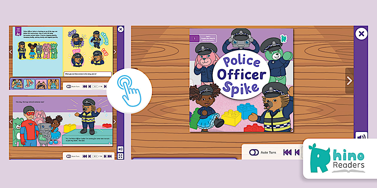 Level 1 Unit 3: Police Officer Spike (teacher made) - Twinkl