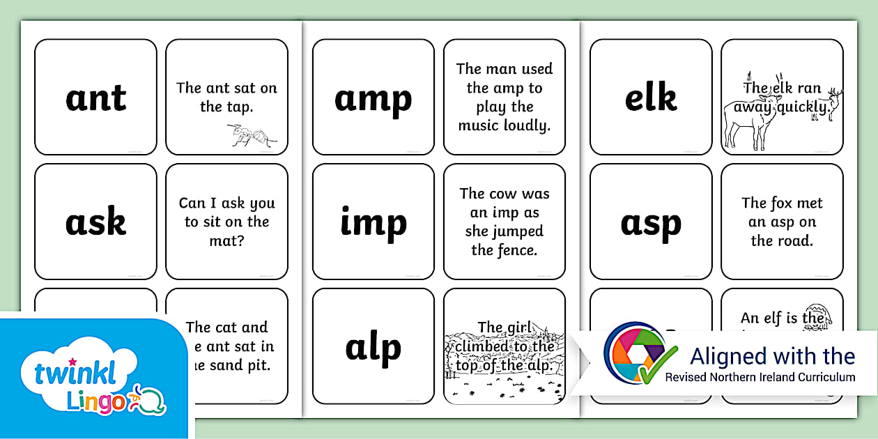 Linguistic Phonics: Stage 2: VCC Challenge Cards - Twinkl