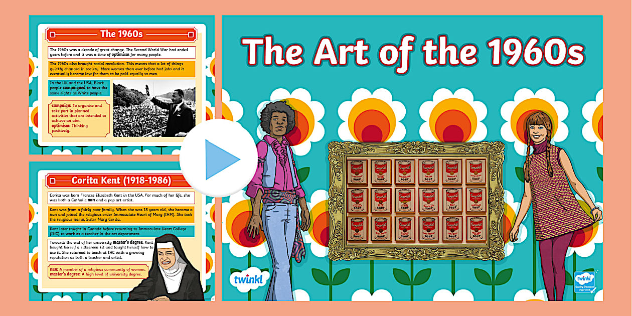 KS2 The Art of the 1960s PowerPoint - Twinkl