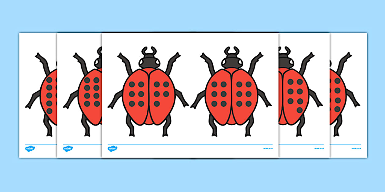 Ladybird Cut-Outs with Spots (11-20) (teacher made) - Twinkl
