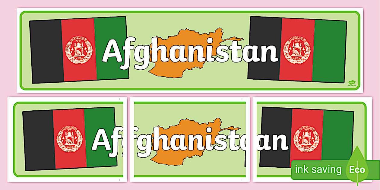 Afghanistan Display Banner (teacher made) - Twinkl