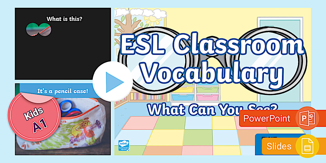 ESL Classroom Vocabulary Game (teacher made) - Twinkl