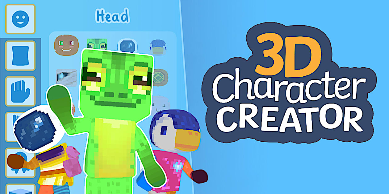 3D Character Maker Game | Twinkl Go!