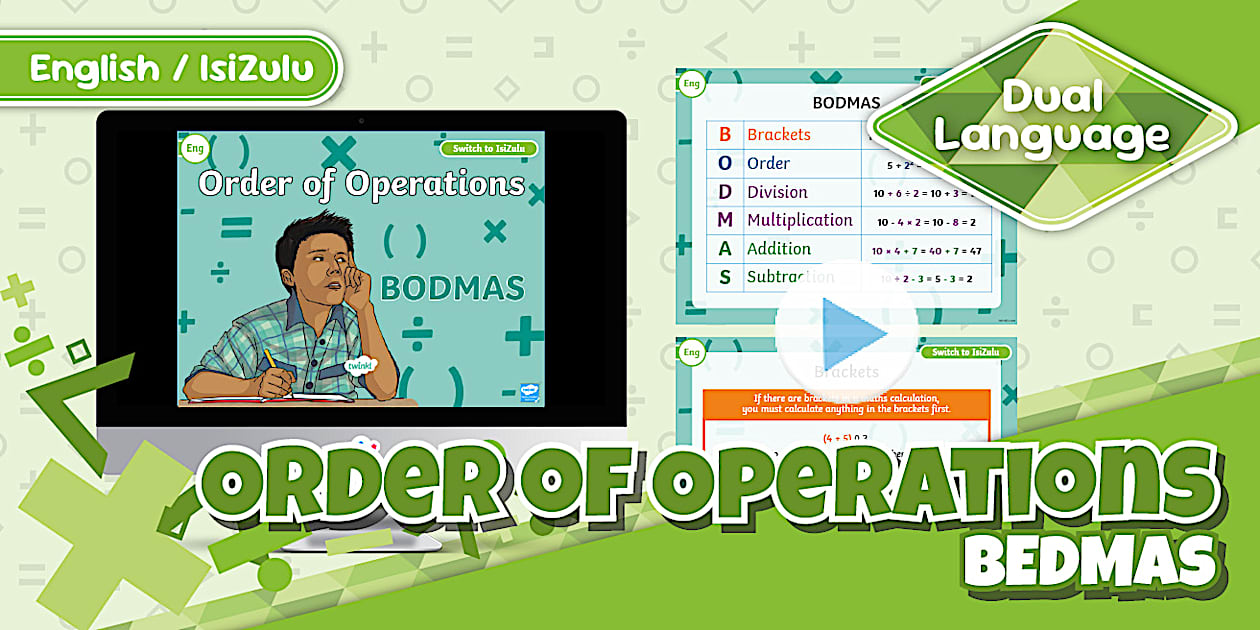 BODMAS PowerPoint – Order of Operations – CfE Resource