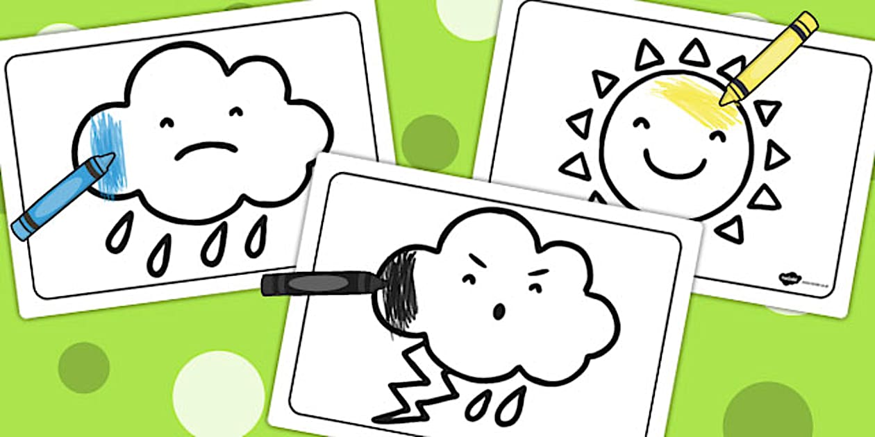 I Hear Thunder Colouring Sheets (teacher made) - Twinkl