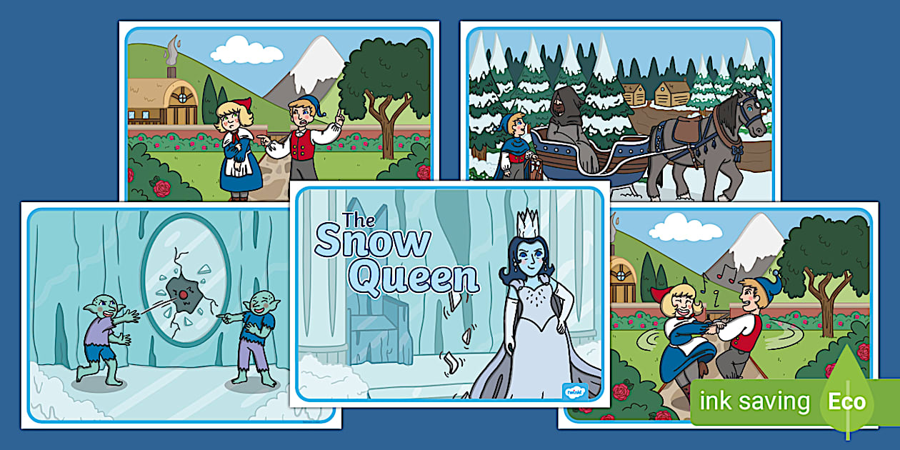 The Snow Queen Story Sequencing (Teacher-Made) - Twinkl