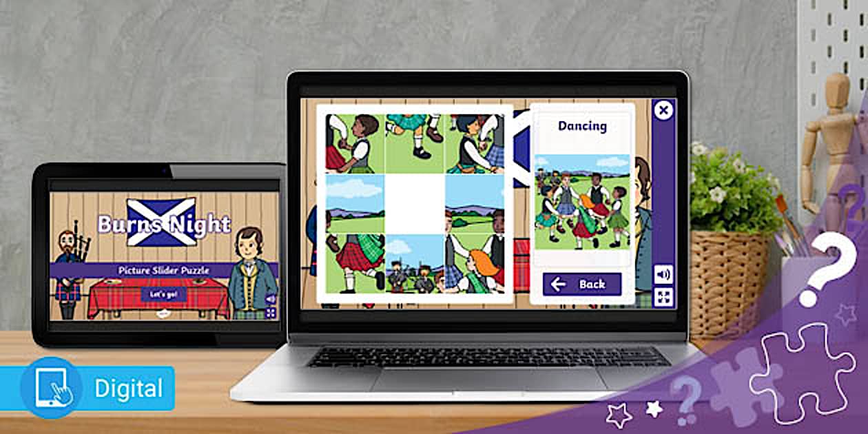 Interactive Burns Night Picture Slider Game | Twinkl Go!