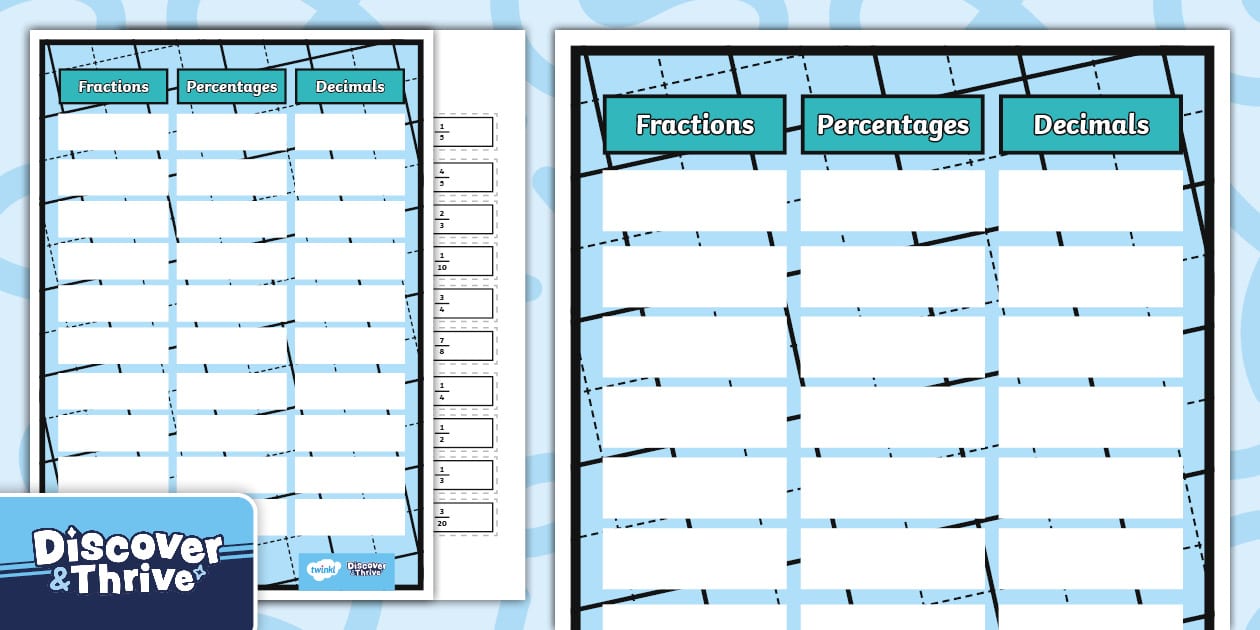Hospital (Fractions) Activity Sheets 6th class
