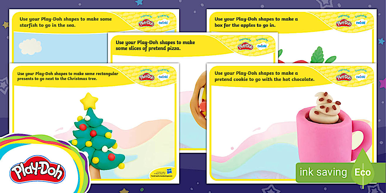 FREE! - Play-Doh: 2D Shape Mats (teacher made) - Twinkl