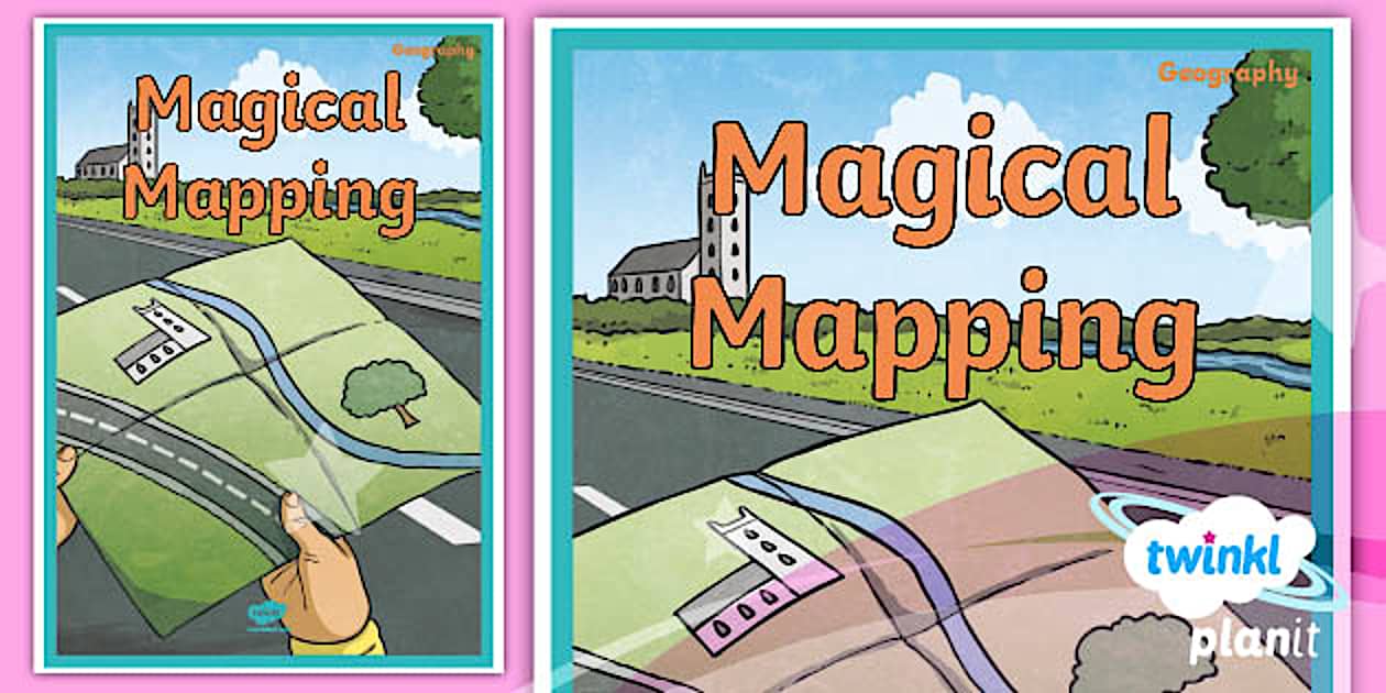 Magical Mapping Book Cover (teacher made) - Twinkl