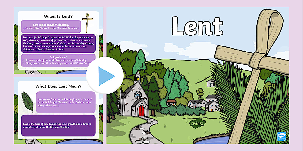 When Does Lent Start? PowerPoint Presentation - Twinkl