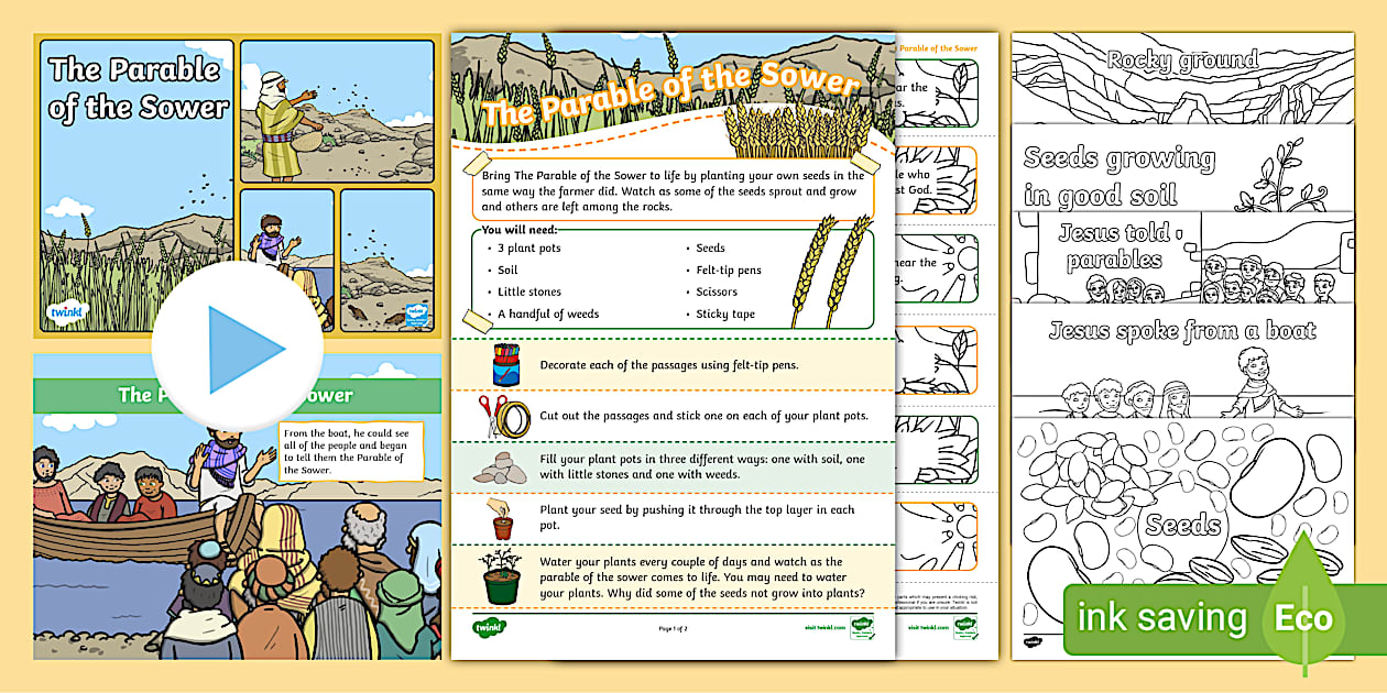 KS1 The Parable of the Sower Teaching Pack (teacher made)