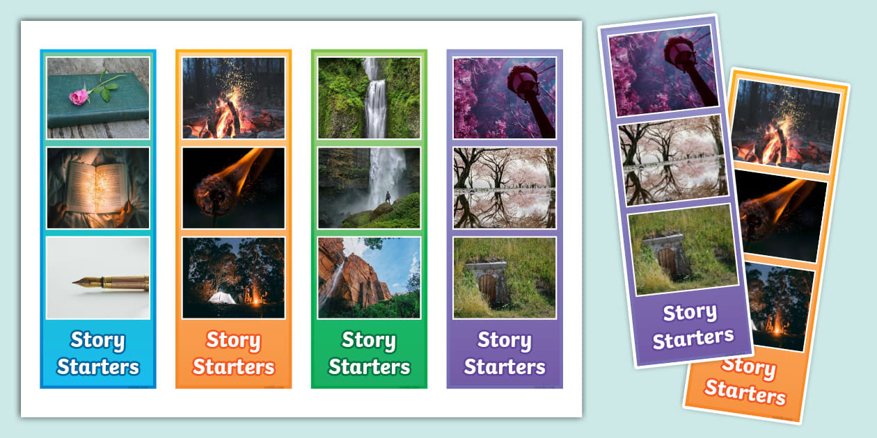 KS2 Story Prompt Photo Bookmarks (teacher made) - Twinkl
