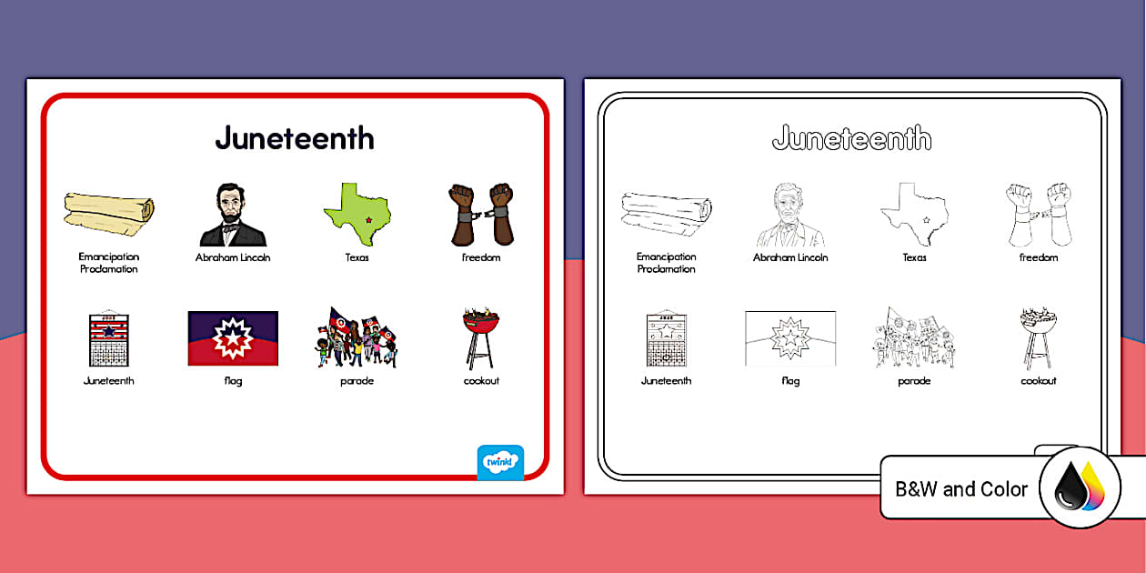 Juneteenth Word List | Juneteenth | Twinkl USA - Twinkl