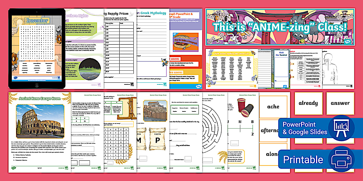 FREE Fifth Grade Teaching Resources Taster Pack - Twinkl