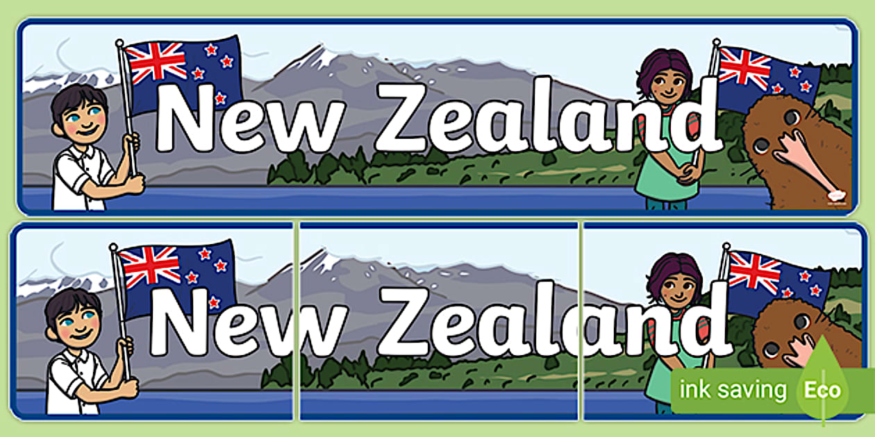 New Zealand Display Banner - Twinkl