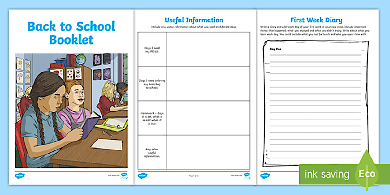 UKS2 Back to School Activity Booklet - Teaching Resources