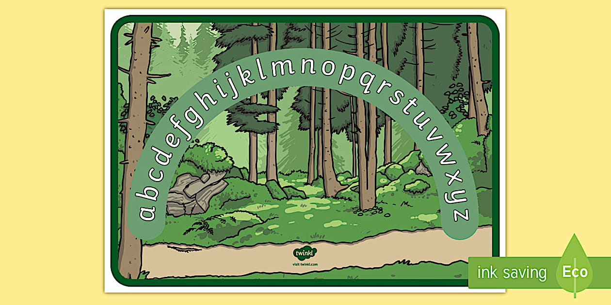 Trees Alphabet Arc (teacher made) - Twinkl