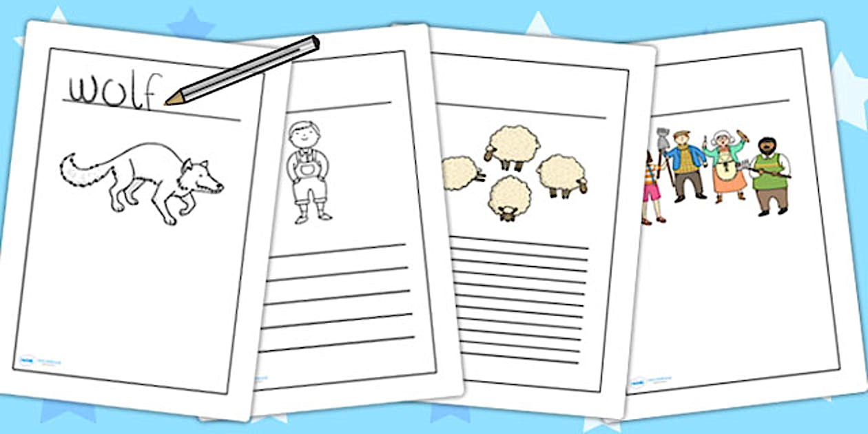 The Boy Who Cried Wolf Writing Frames (teacher made)