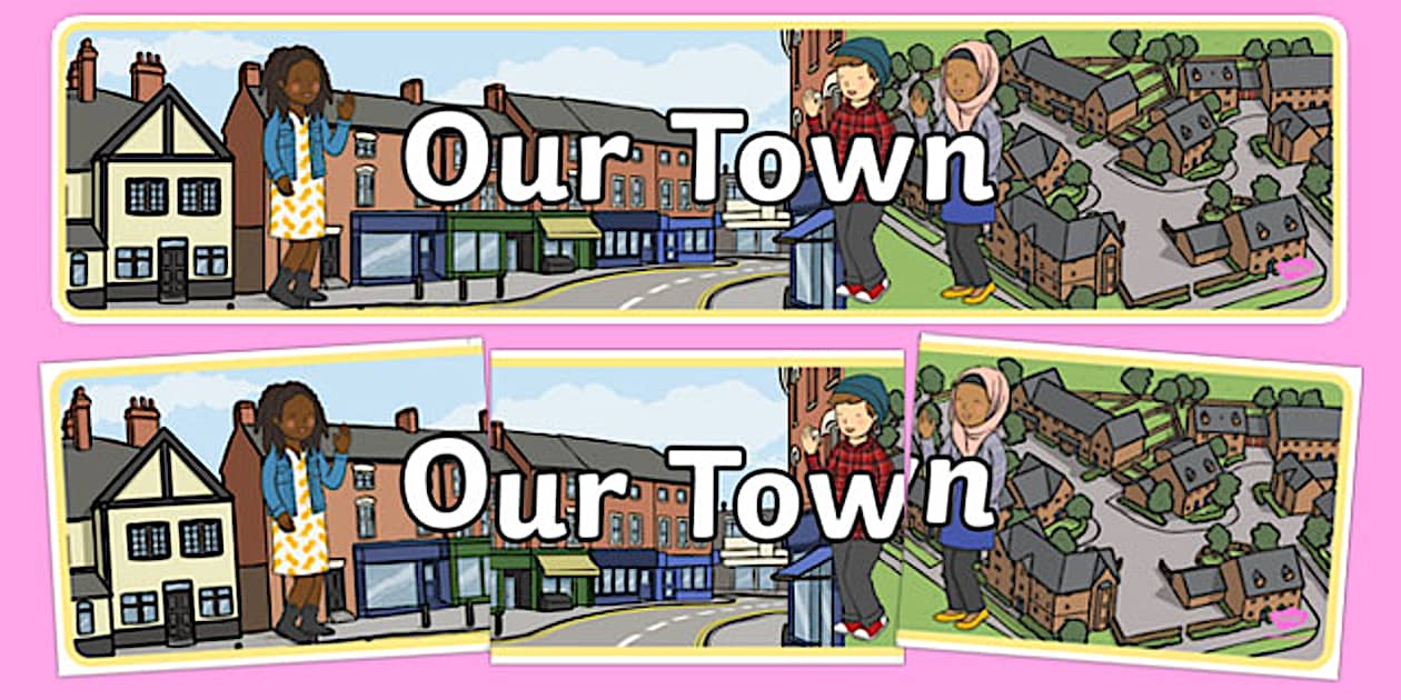 👉 Our Town Display Banner (teacher made) - Twinkl