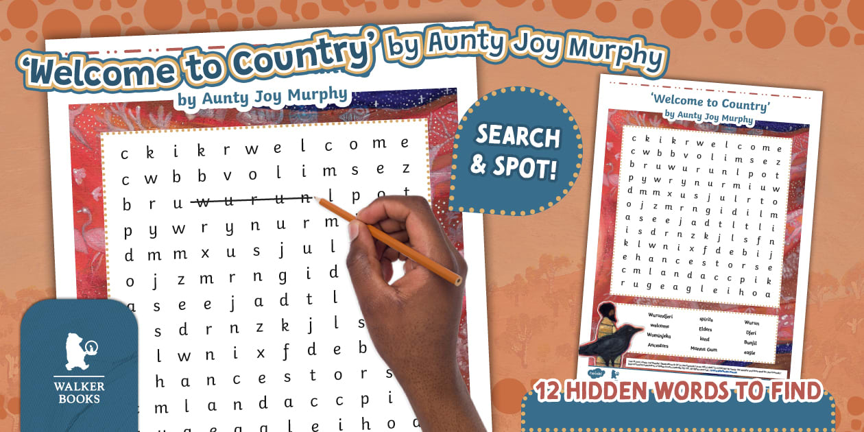 'Welcome to Country' by Aunty Joy Murphy Word Search