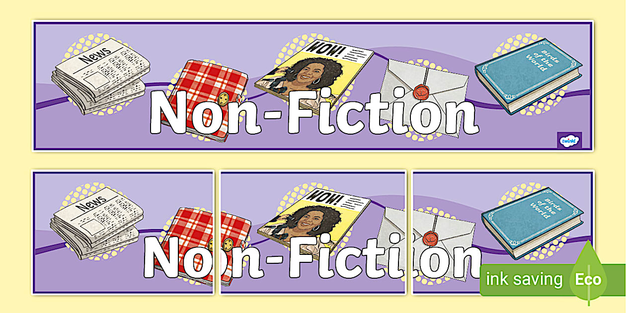Non-Fiction Display Banner (teacher made) - Twinkl