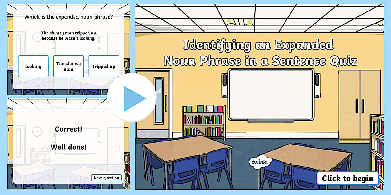 Identifying an Expanded Noun Phrase in a Sentence SPaG Grammar ...