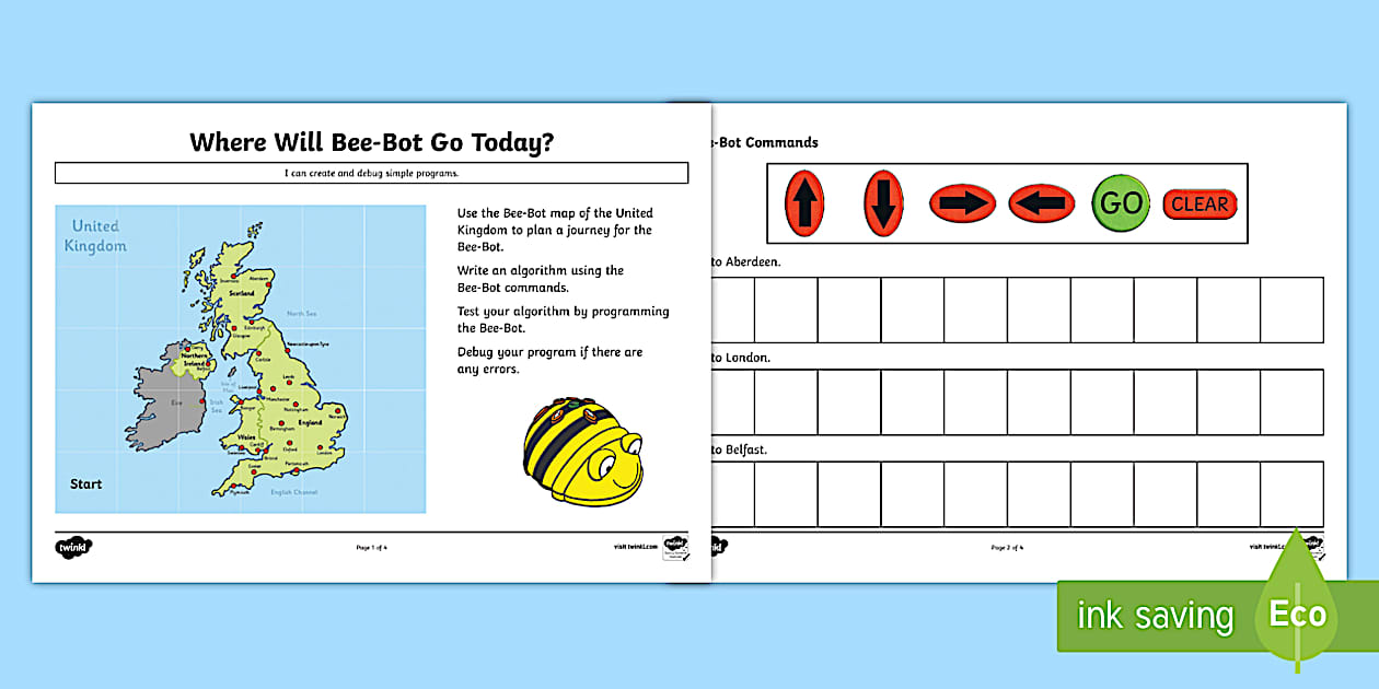 Debugging Worksheets - Primary Teaching Resource - Twinkl