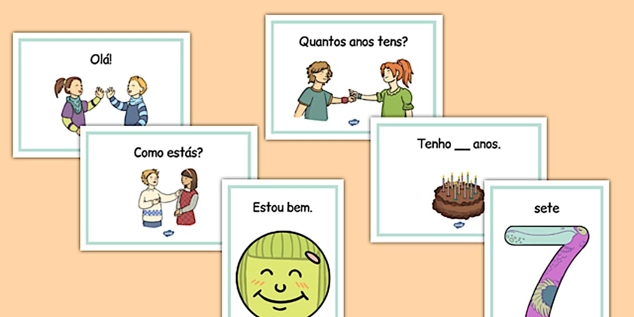 Getting to Know You Display Posters Portuguese - Twinkl