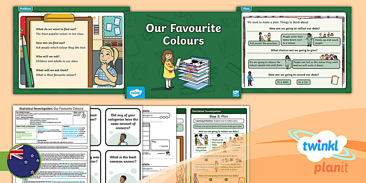 Level 1 Statistical Investigation: Our Favourite Colours