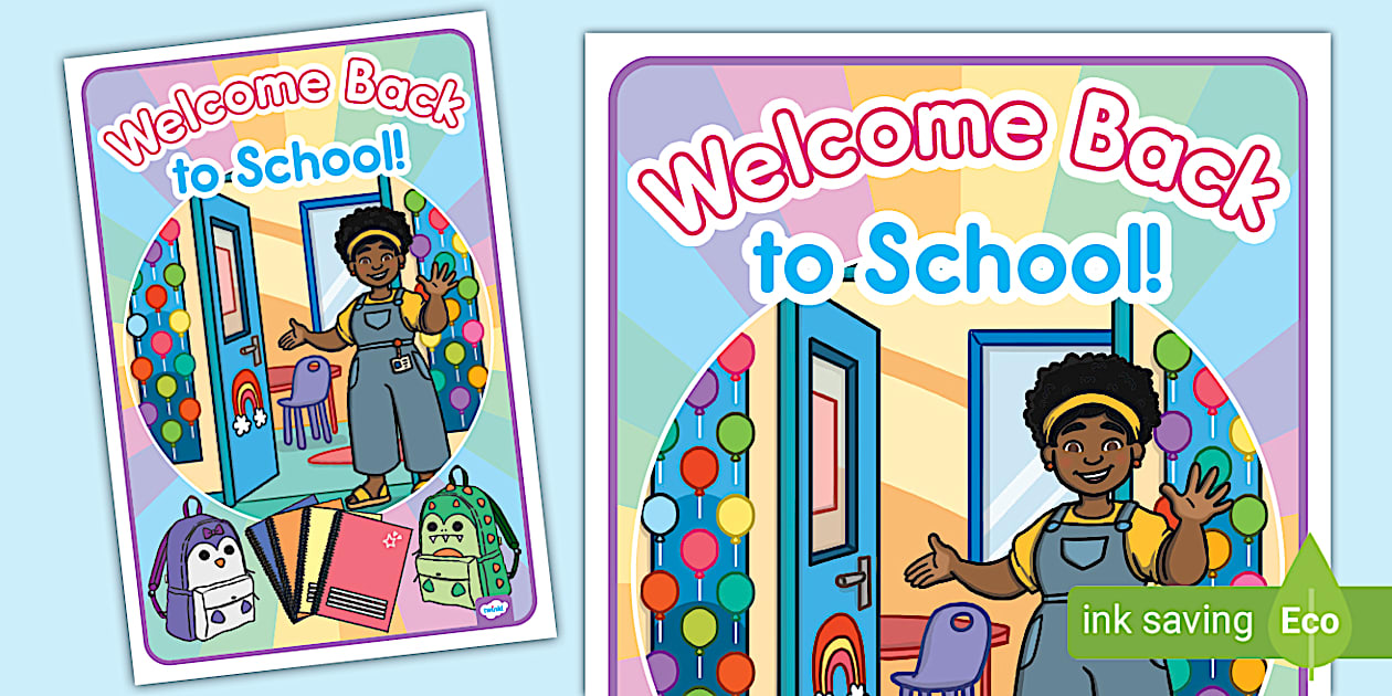 Back to School Poster I Twinkl Display Resources - Twinkl