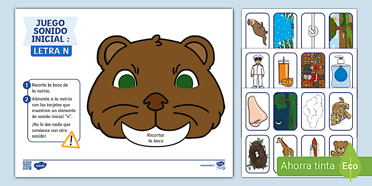 Juego: Sonido Inicial - Letra N