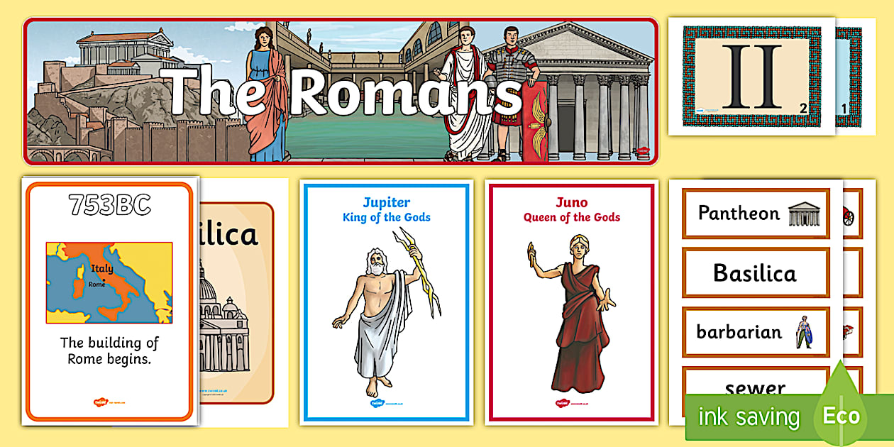 The Romans Display Pack (teacher made) - Twinkl