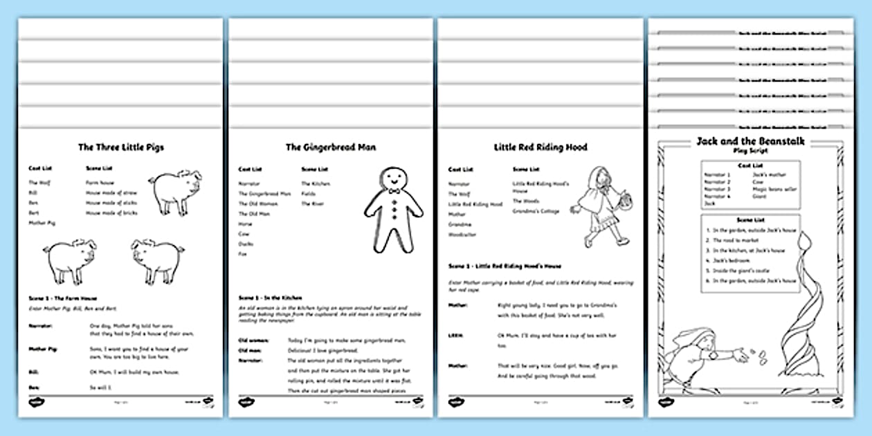 Acting Scripts For Kids - Primary School Play Scripts