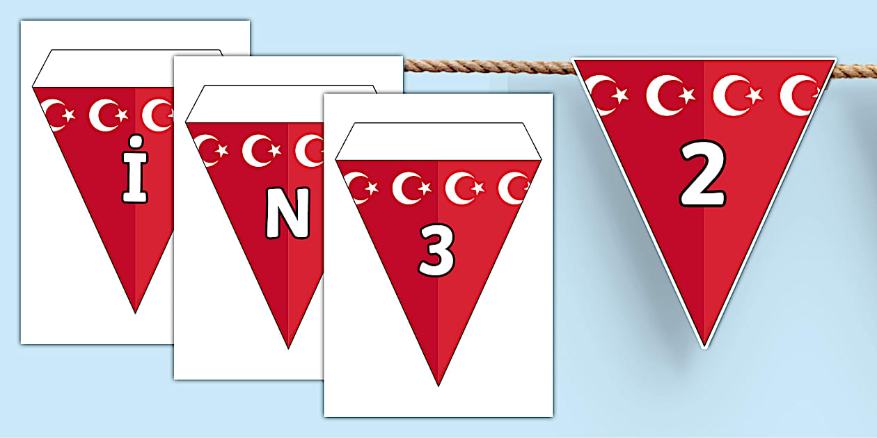 23 Nisan Kutlu Olsun | Türk Bayrakları-Twinkl